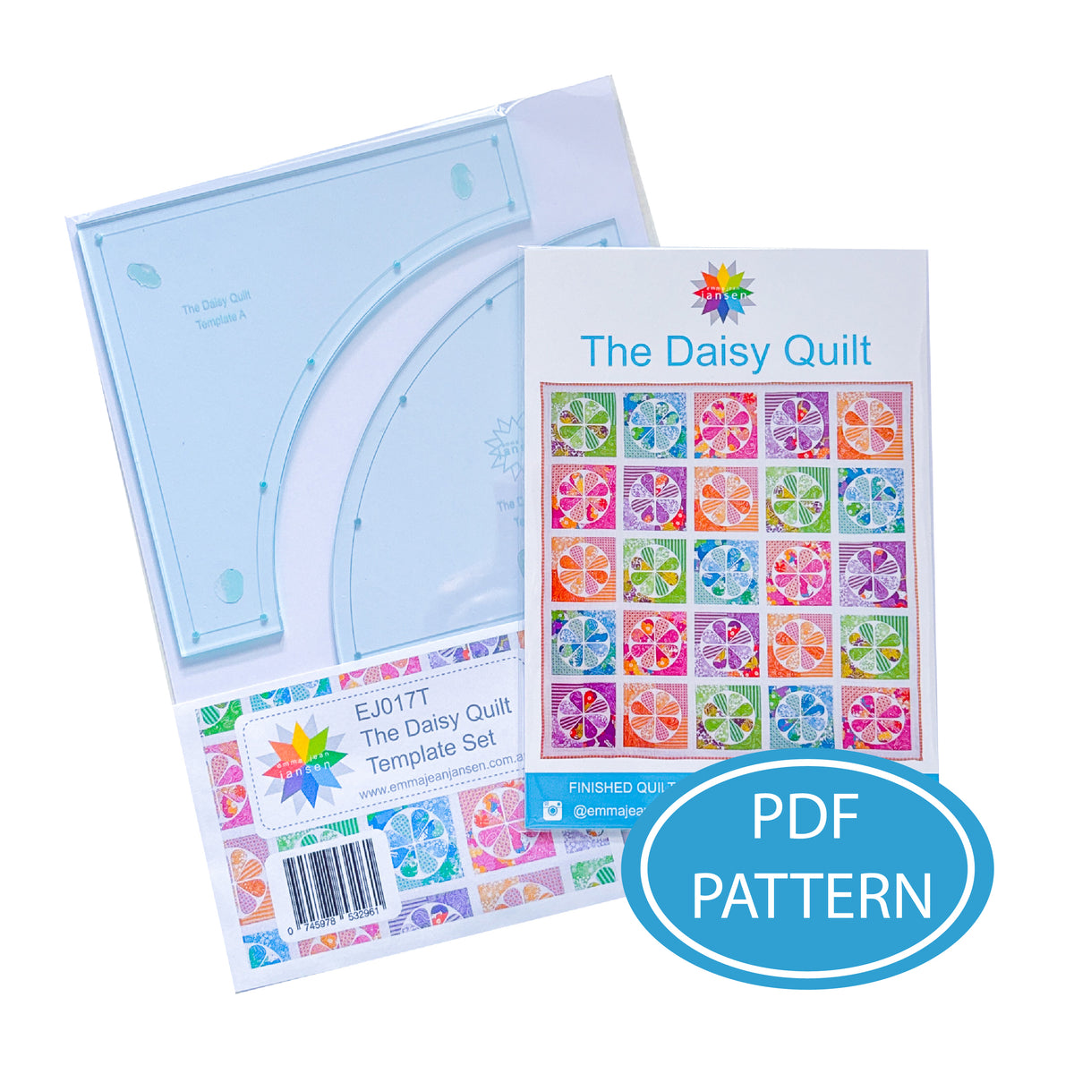 The Daisy PDF Pattern and Template Set – Emma Jean Jansen
