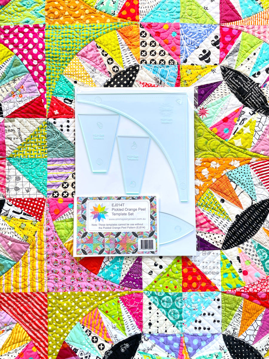 Pickled Orange Peel Quilt - Template Set – Emma Jean Jansen