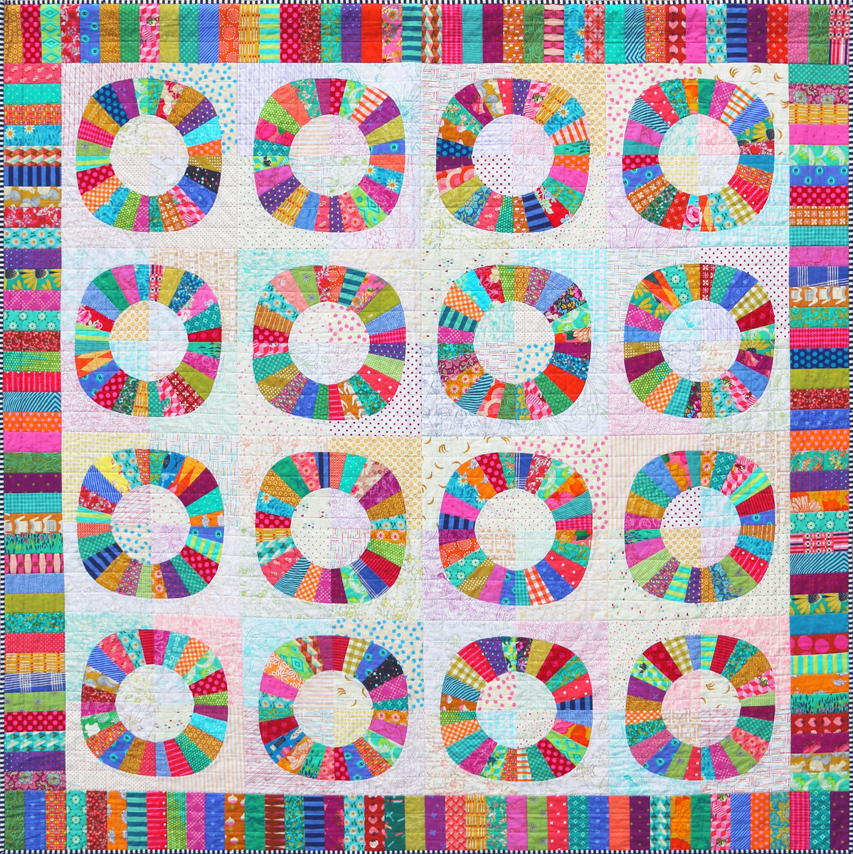 Wheels of Fortune Pattern and Template Set – Emma Jean Jansen