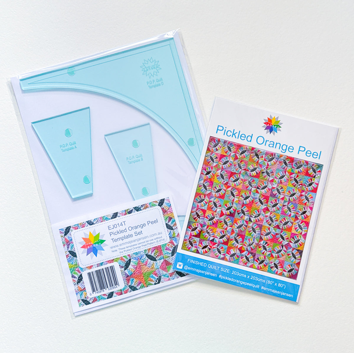 Pickled Orange Peel Pattern and Template Set – Emma Jean Jansen